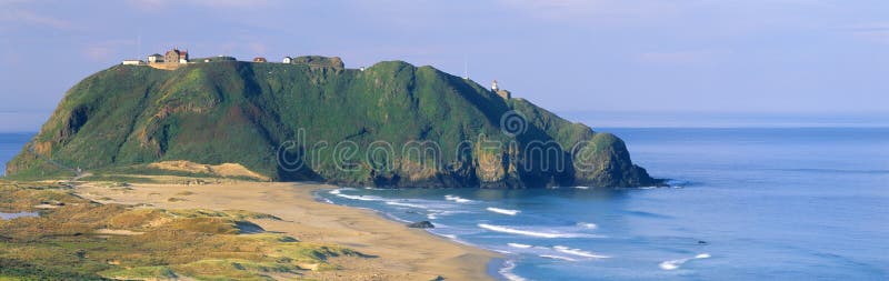 Point Sur Lighthouse at Big Sur, California Stock Image - Image of ...