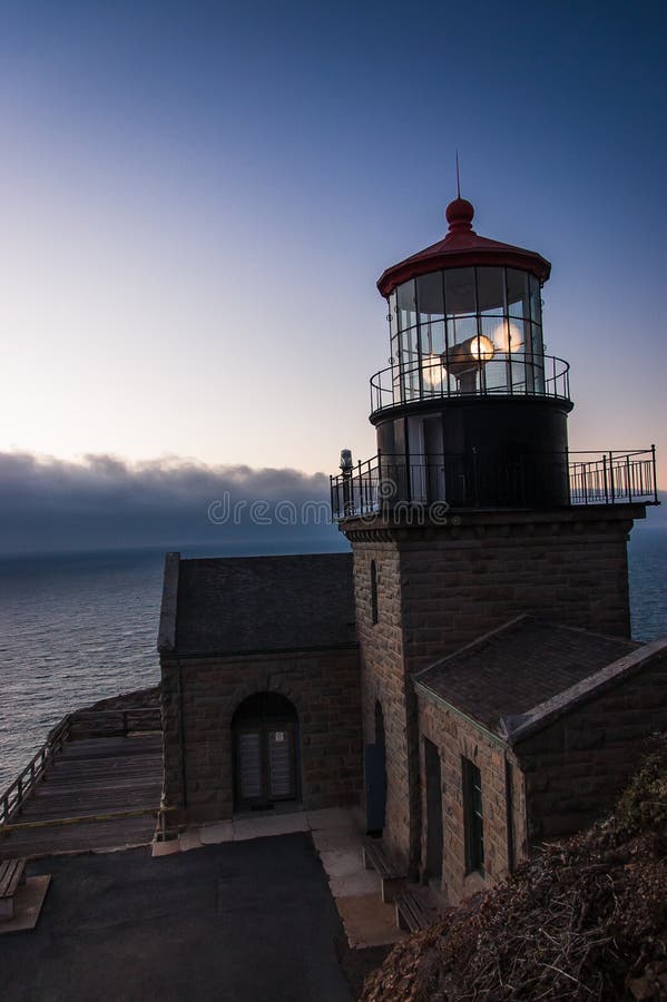 Point Sur Lighthouse in Big Sur, California Stock Image - Image of ...