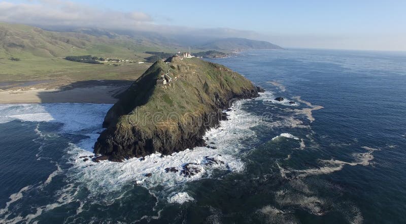 Point Sur lighthouse. stock photo. Image of travel, california - 90070912