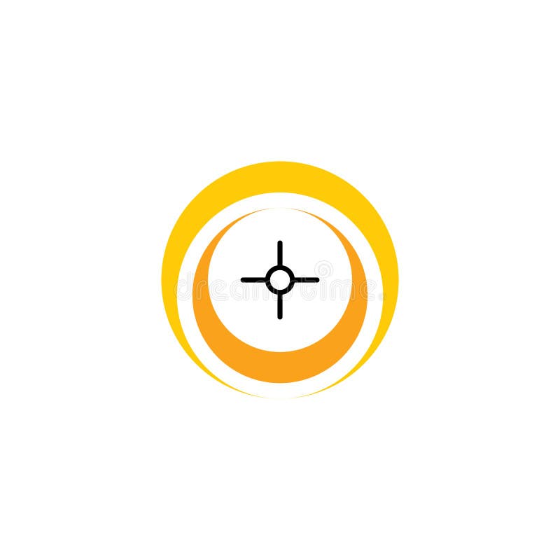 Point Target Logo Icon Symbol Element Stock Vector - Illustration of ...