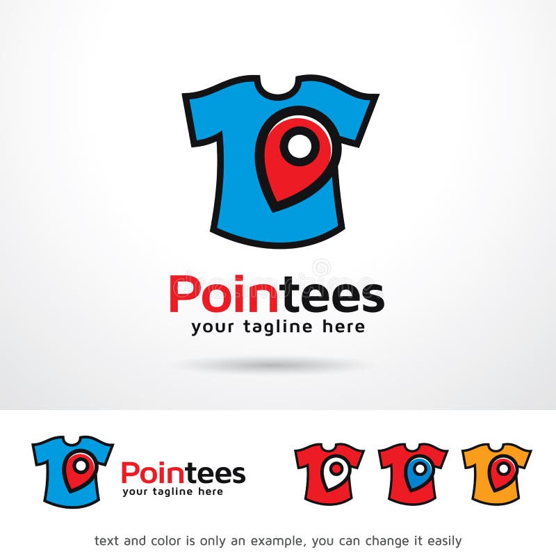 Point Tees Clothing Logo Template Design Vector Stock Vector ...