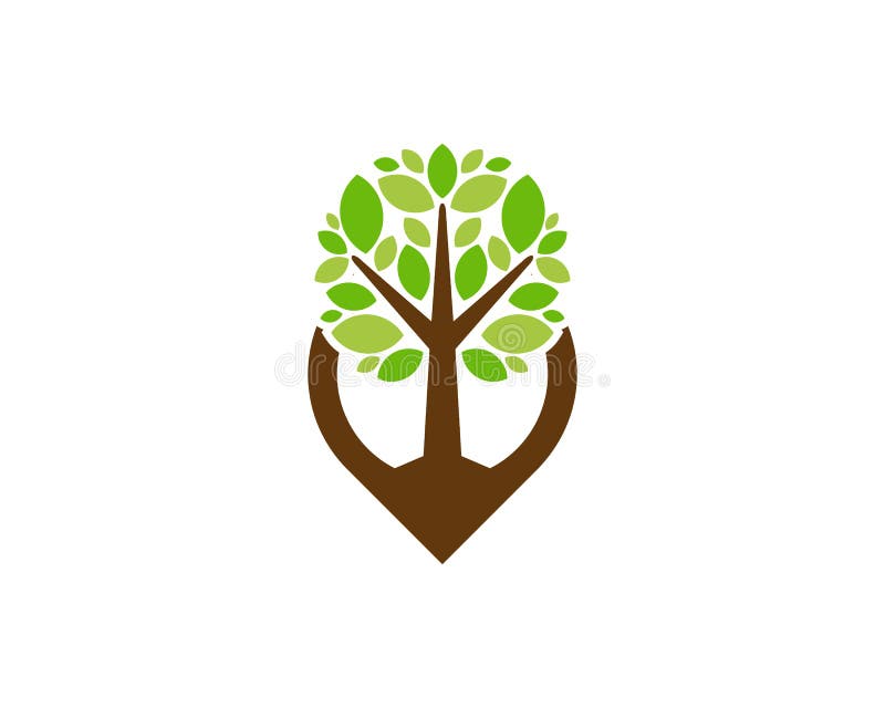 Point Tree Logo Icon Design Stock Illustration - Illustration of modern ...