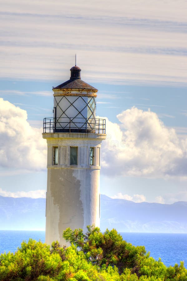 Point Vicente Lighthouse in Vertical Stock Image - Image of island ...
