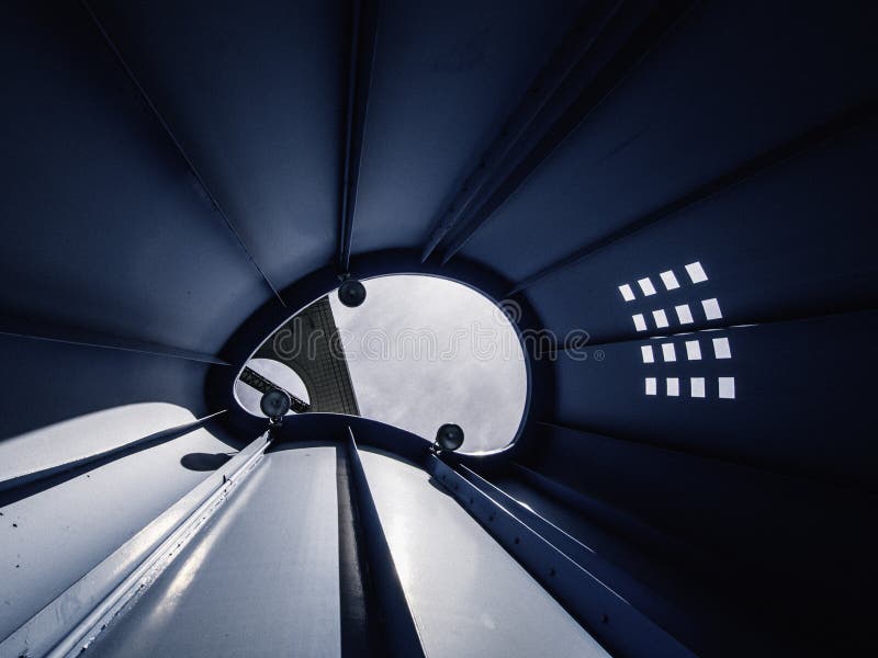 A point of view from below stock image. Image of inside - 96401099