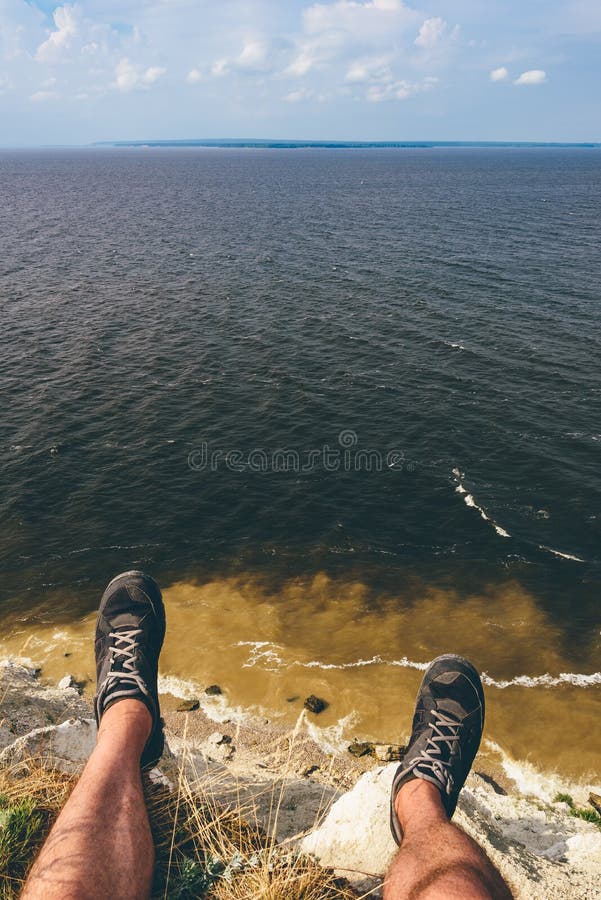 Edge Of A Cliff Looking Down