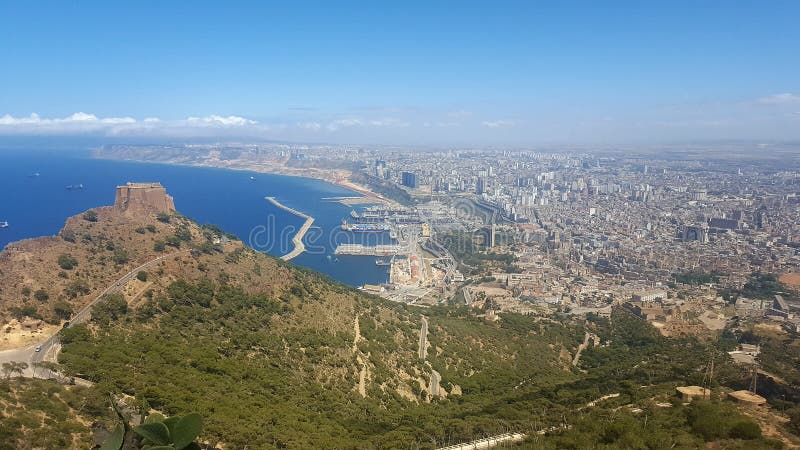 From the Point of View of Oran Stock Image - Image of africa, overview ...