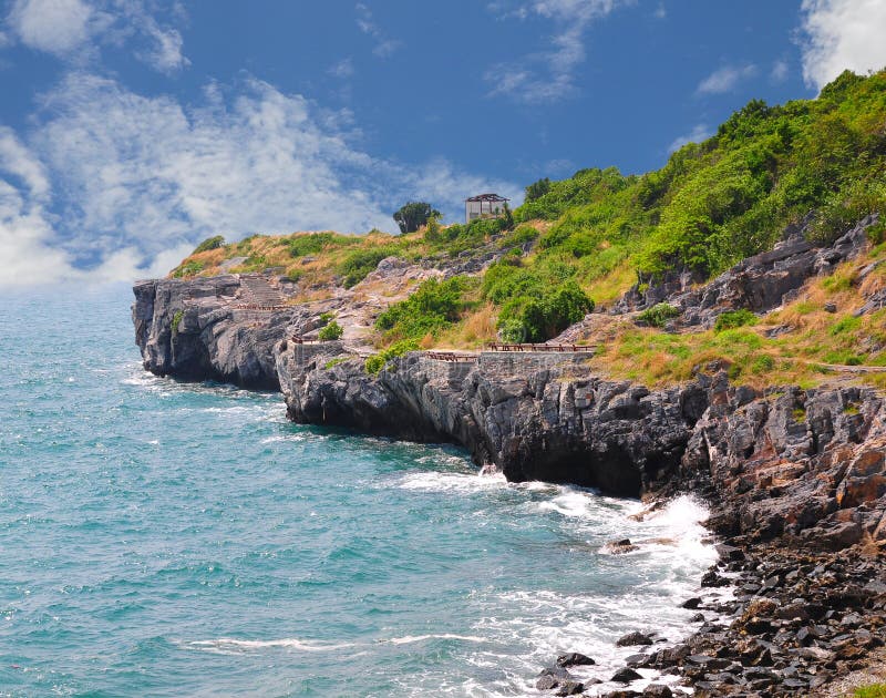 Point View on Si Chang Island Stock Photo - Image of shore, exotic ...