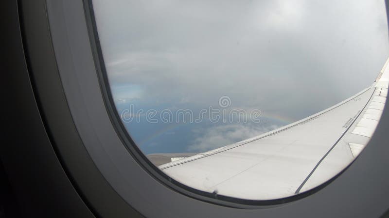 Point of View from a Window Airplane Stock Video - Video of bahia ...