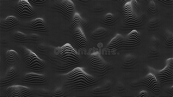 Point Wave Bump Texture. Abstract Dot Background. Technological ...