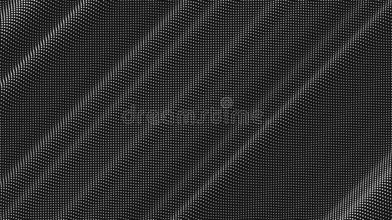 Point Wave Diagonal Texture. Abstract Dot Background. Technological ...