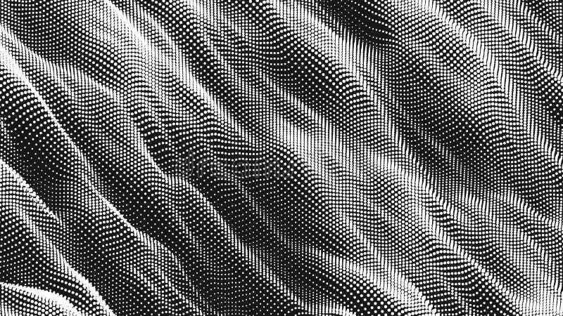 Point Wave Diagonal Texture. Abstract Dot Background. Technological ...