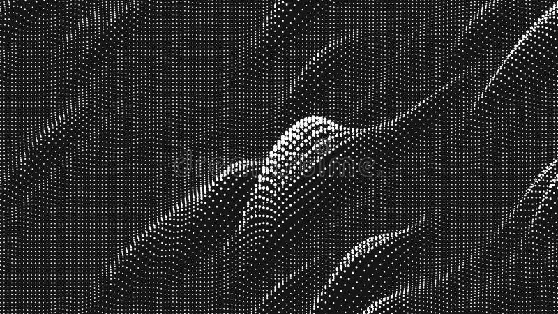 Point Wave Diagonal Texture. Abstract Dot Background. Technological ...