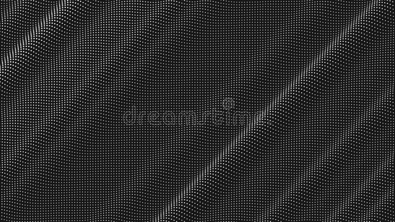 Point Wave Diagonal Texture. Abstract Dot Background. Technological ...