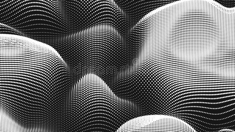 Point Wave Noise Texture. Abstract Dot Background. Technological ...