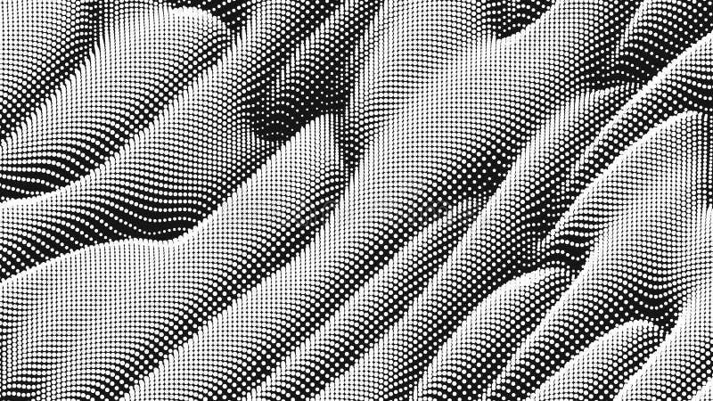 Point Wave Noise Texture. Abstract Dot Background. Technological ...