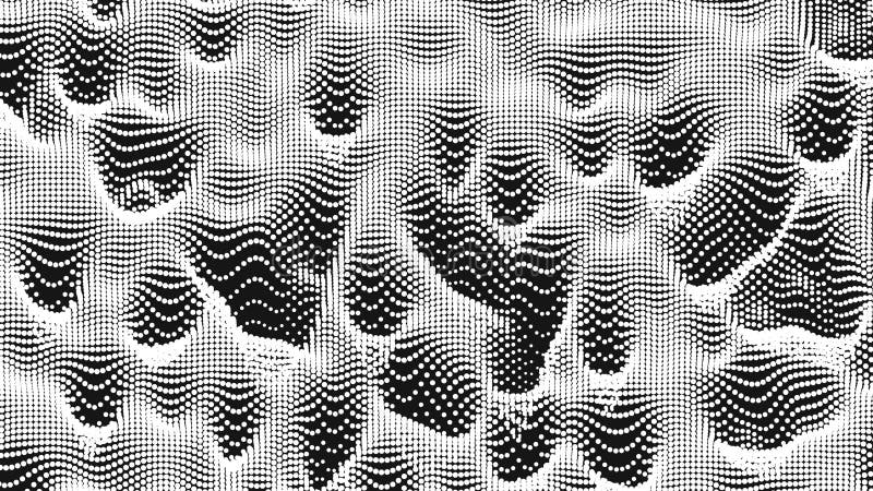 Point Wave Noise Texture. Abstract Dot Background. Technological ...