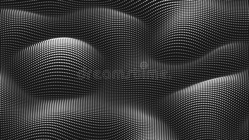 Point Wave Noise Texture. Abstract Dot Background. Technological ...
