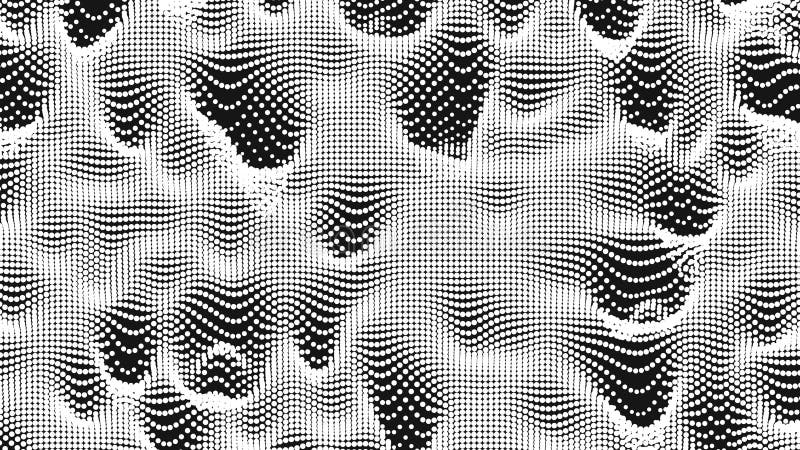 Point Wave Noise Texture. Abstract Dot Background. Technological ...