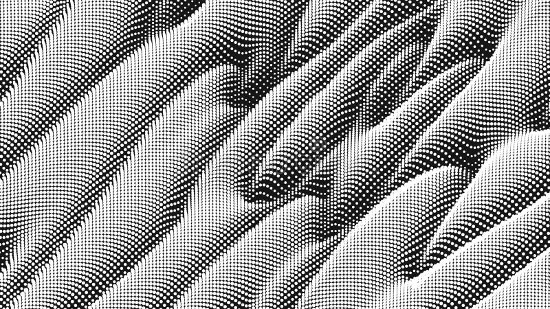 Point Wave Noise Texture. Abstract Dot Background. Technological ...