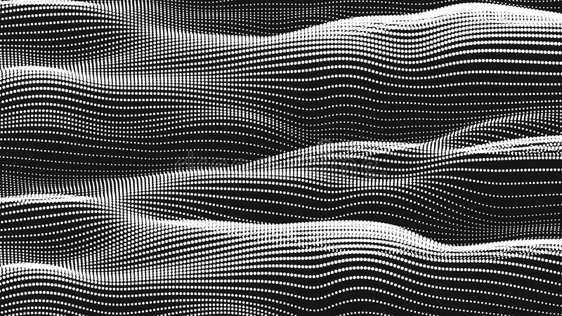 Point Wave Smooth Texture. Abstract Dot Background. Technological ...