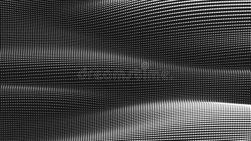 Point Wave Smooth Texture. Abstract Dot Background. Technological ...