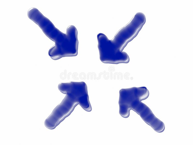 Pointage illustration stock. Illustration du stylisé, flèche - 4518182