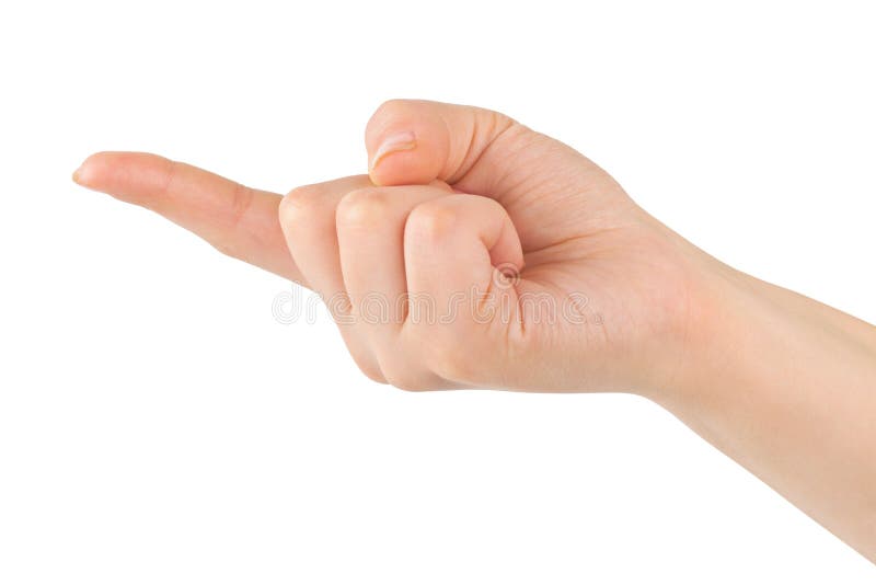 Pointage de la main image stock. Image du transmission - 34678805