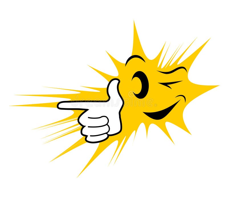 Pointage de main illustration stock. Illustration du sourire - 24127583