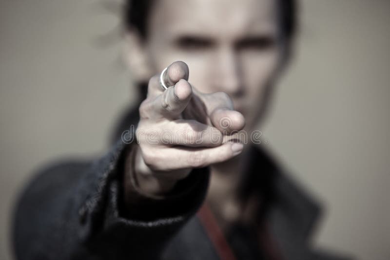 Pointage du doigt image stock. Image du homme, doigt - 19789397
