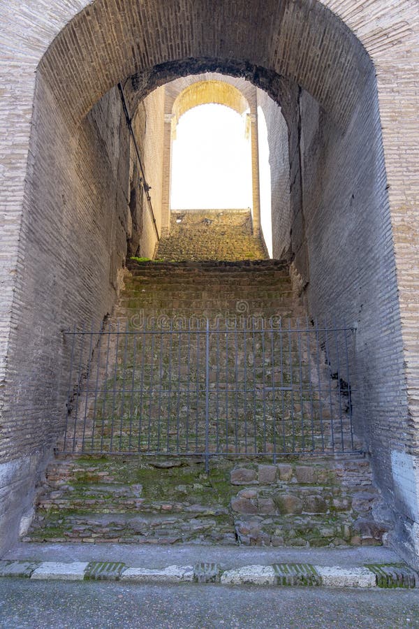 Pointed Arches and Stone Remains Used in Construction with ...
