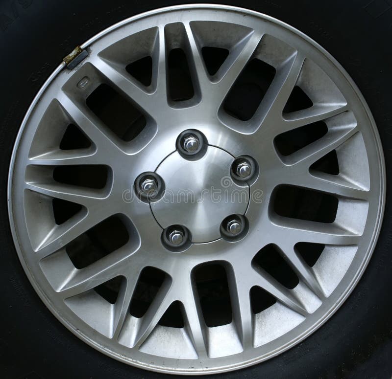 A Car Rim Exposed on the International Motor Show Stock Photo - Image ...