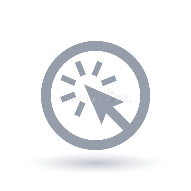 Pointer Arrow Icon Cursor Select Click Sign Stock Vector
