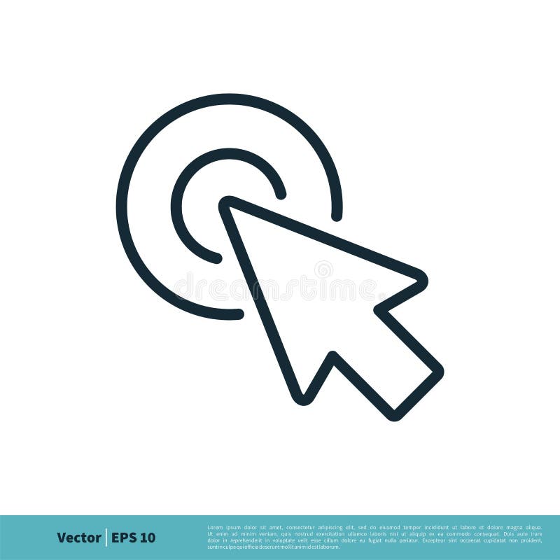 Pointer Arrow Icon Vector Logo Template Illustration Design. Vector EPS ...