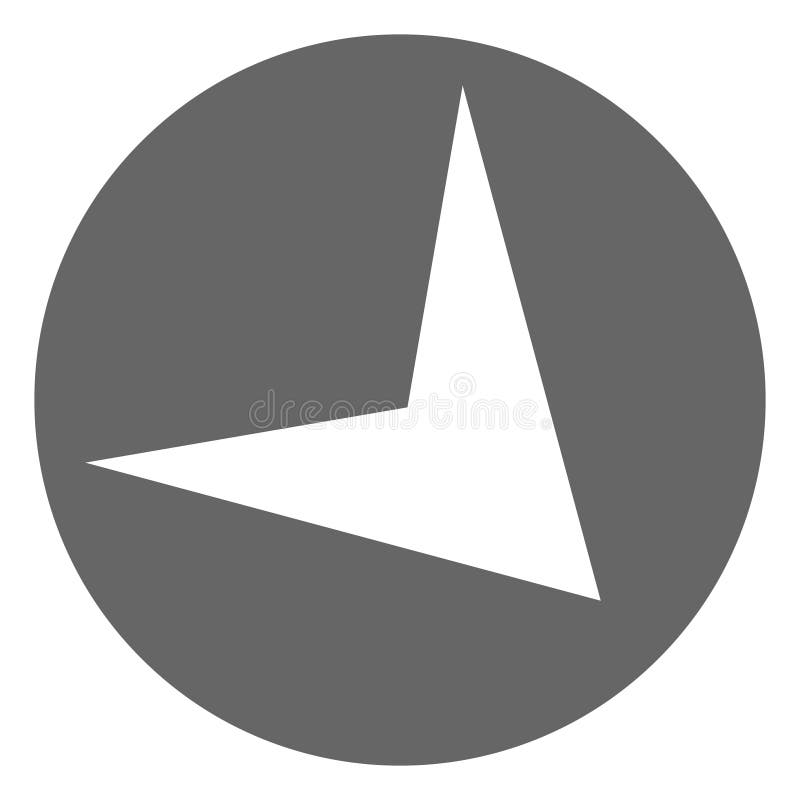 Pointer, Arrow in Modern Flat Style. Arrow Button Isolated on White Background. Symbol for Web ...