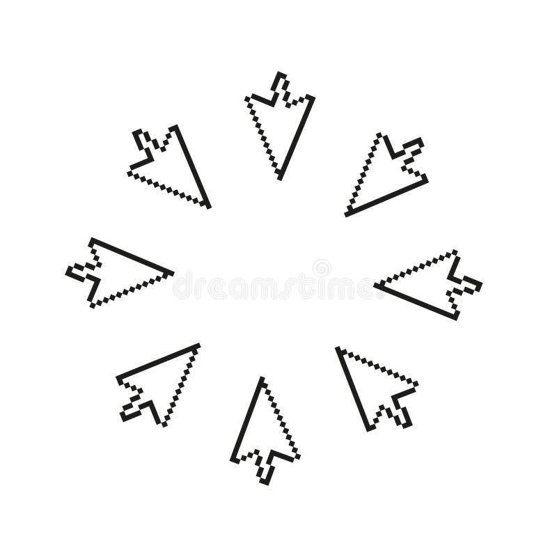 Pointer circle frame. stock vector. Illustration of frame - 342085652