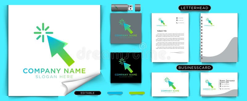 Pointer, Click, Cursor, Online Shop Logo Ideas. Inspiration Logo Design ...