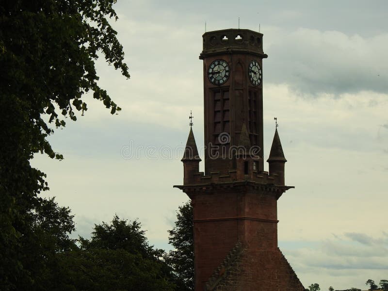 Pointer clock tower stock image. Image of monument, memorial - 229116691