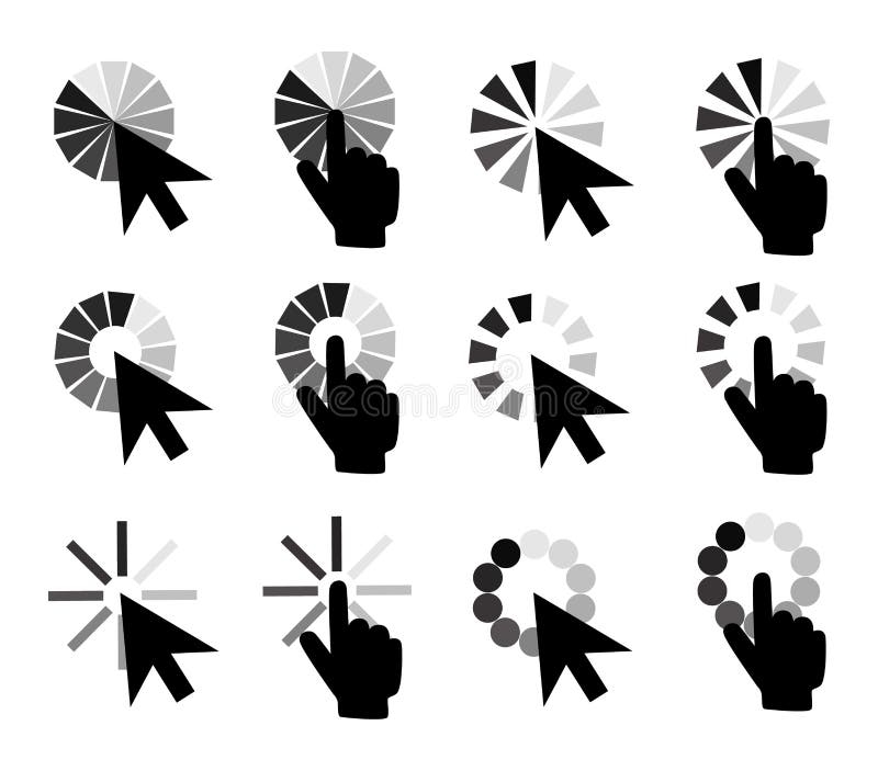 Pixelated Mouse Pointers Stock Illustrations – 39 Pixelated Mouse ...