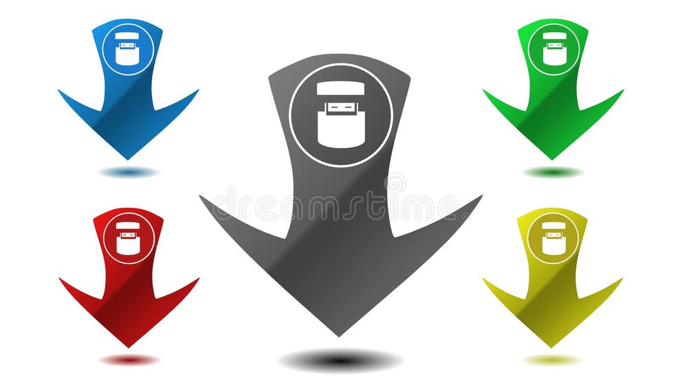 Pointer Data Transfer, Icon, Sign, Illustration Stock Illustration ...