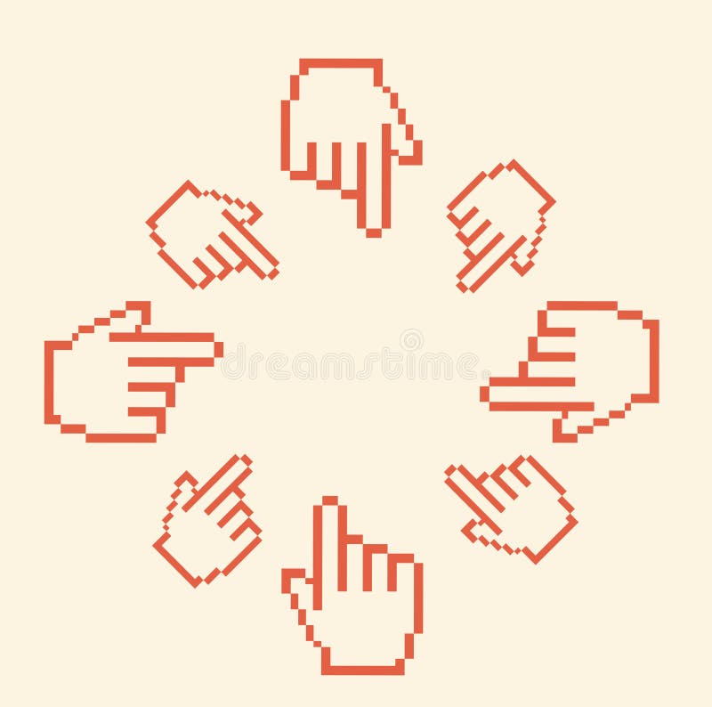 Pointer design stock vector. Illustration of collection - 45582561