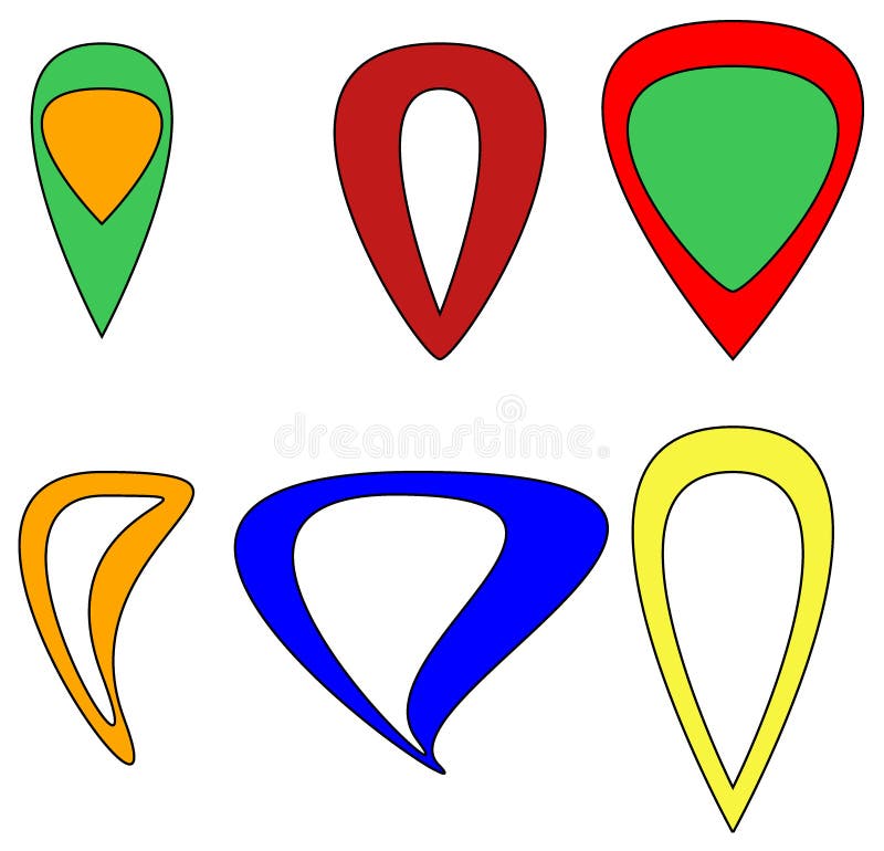 Pointer for Digital Maps Business Stock Vector - Illustration of carve ...