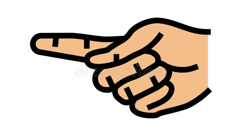 Pointer Hand Cursor Clicking. Stock Footage - Video of finger, sign ...