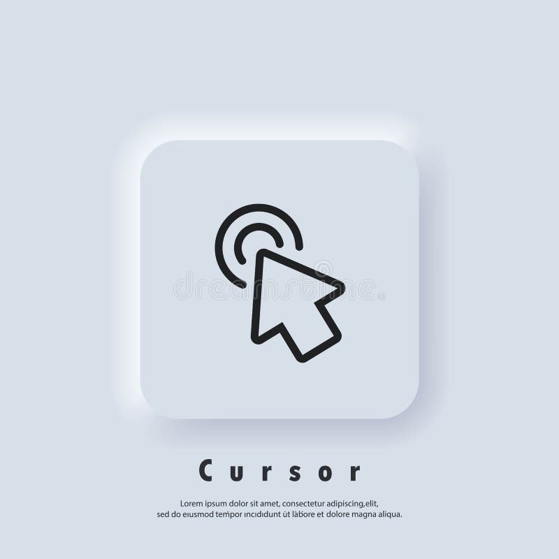 Pointer Icon Logo. Cursor Sign. Click Icon. Computer Mouse, Cursors, Pointing. Arrow and Wait ...