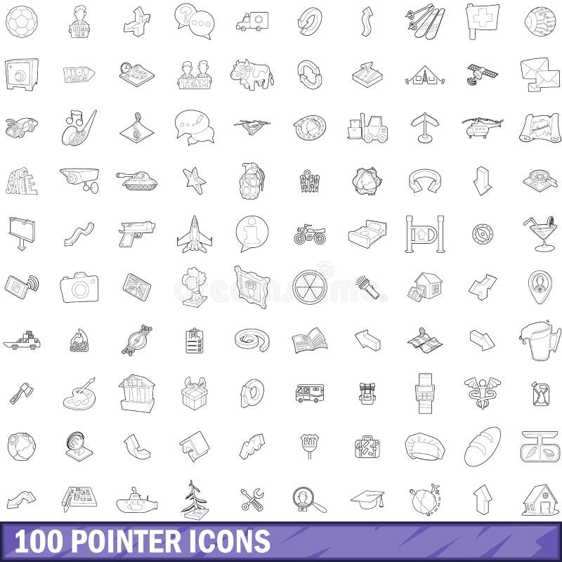 Pointer Icons Set, Cartoon Style Stock Vector - Illustration of clock ... Pointer Icons Set, Cartoon Style Stock Vector - Illustration of clock ...