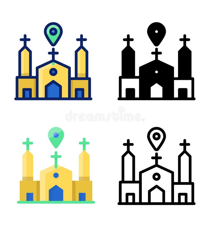 Flat Location Icon on Smartphone. Mobile GPS Navigation Concept. Stock ...