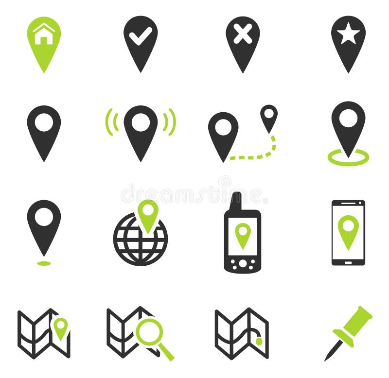 Pointer and maps stock vector. Illustration of direction - 65991793