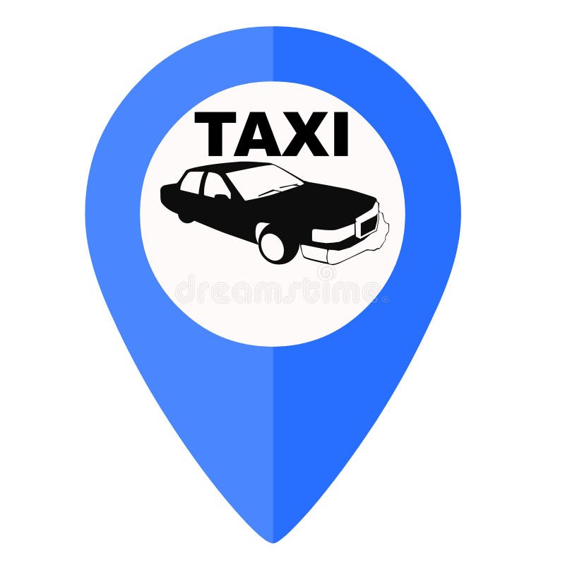 Taxi GPS Locator. City Map Navigation. Mobile App User Interface ...