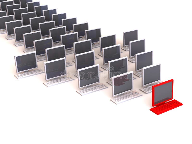 Pointer from Pc stock illustration. Illustration of technician - 4806308