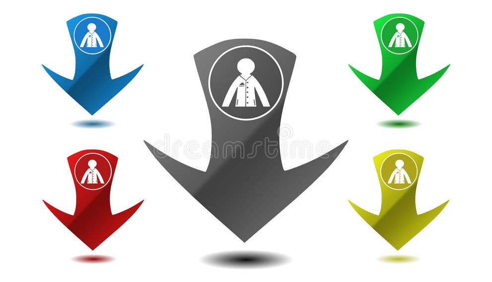Pointer People, Icon, Sign, Illustration Stock Illustration ...