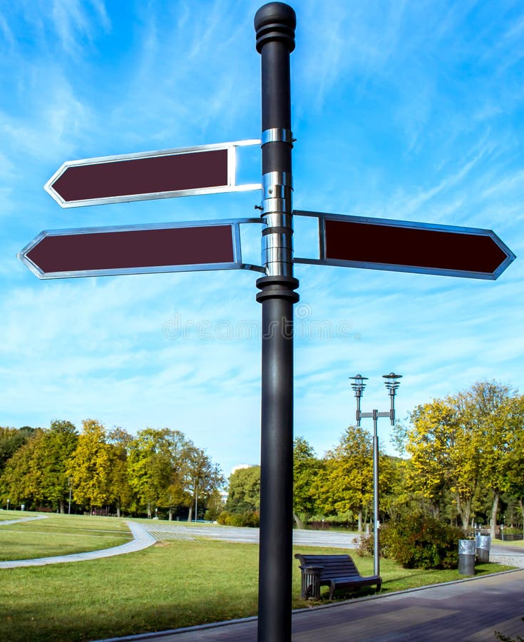 Pointer road stock photo. Image of guidepost, directional - 87535656